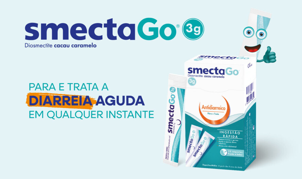 SmectaGo - Combate a diarreia onde quer que esteja.